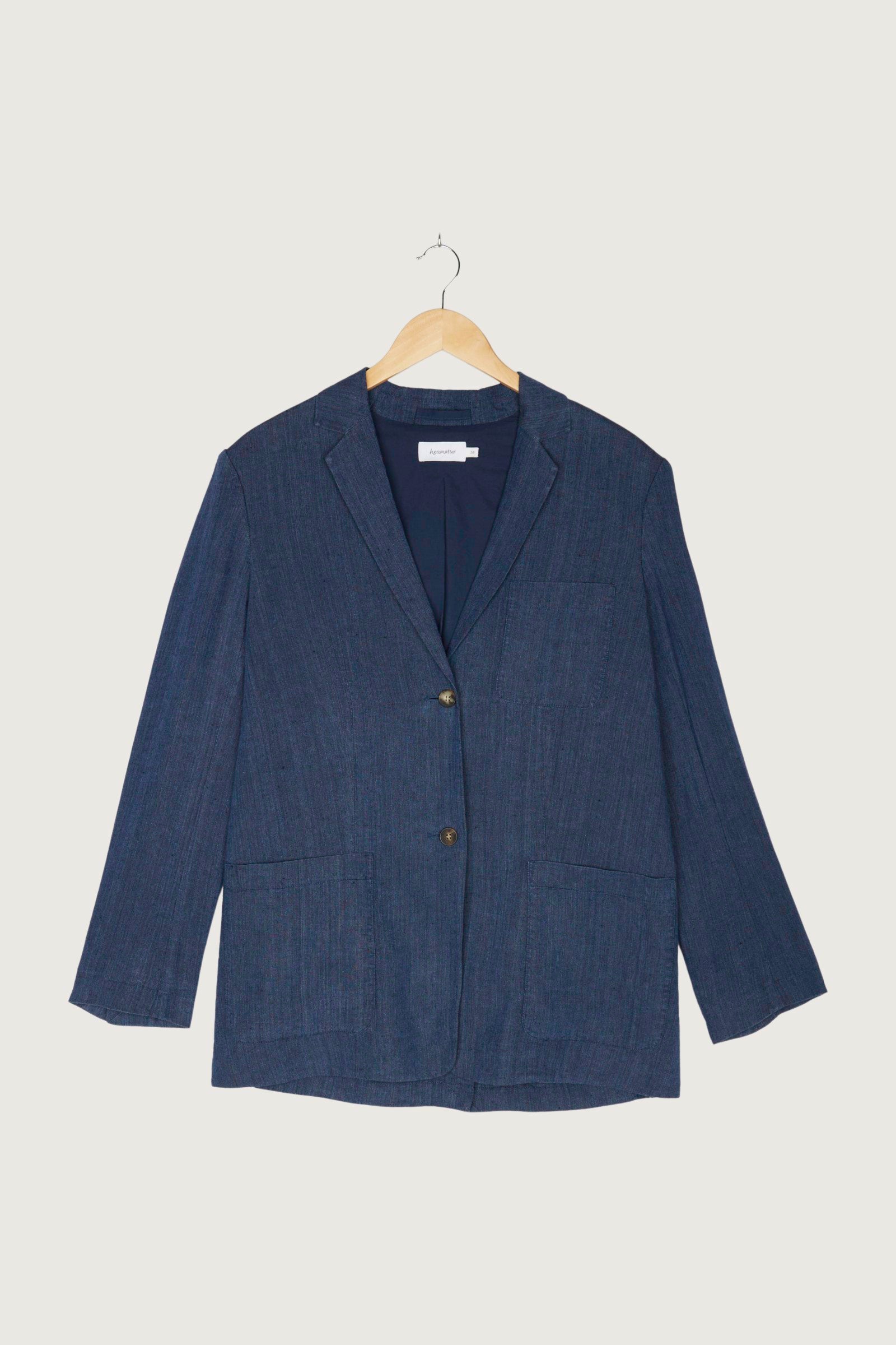 Second Hand Blazer aus reinem Bio-Leinen – hessnatur Secondhand