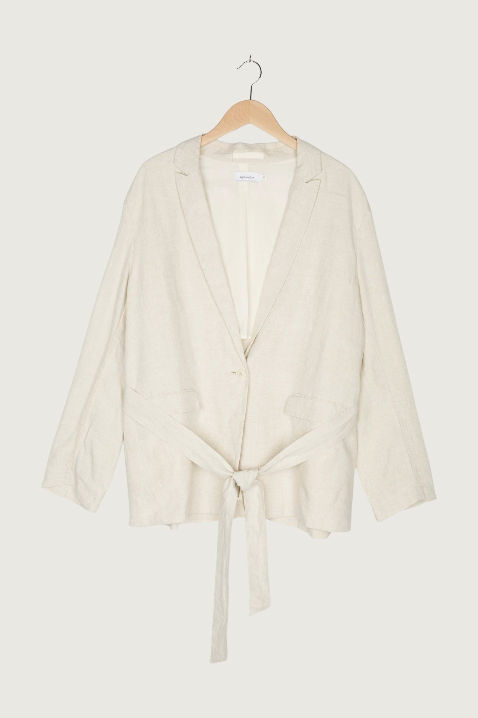 Second Hand Blazer aus reinem Bio-Leinen – hessnatur Secondhand
